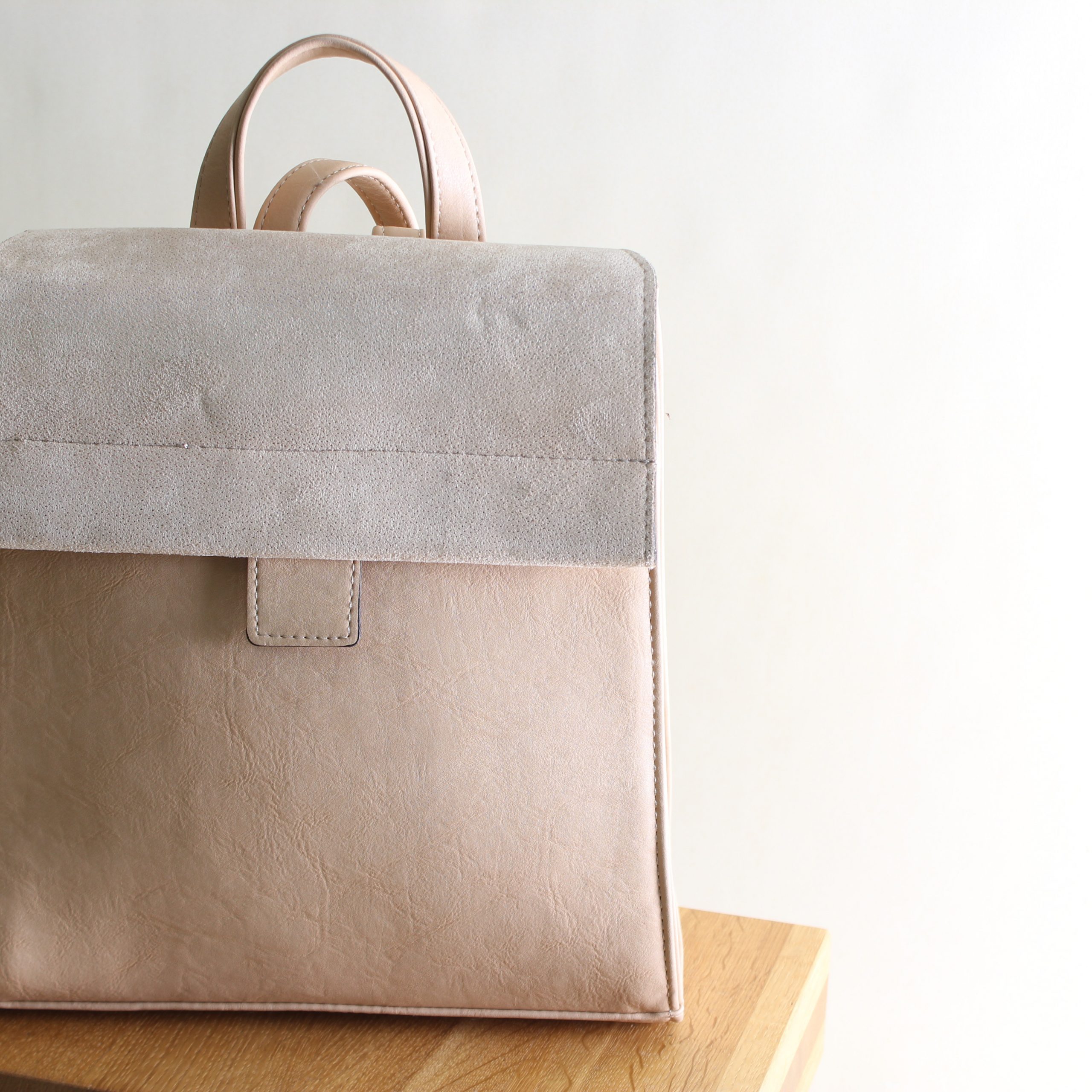 Faux leather backpack for women Kemi - Sominta